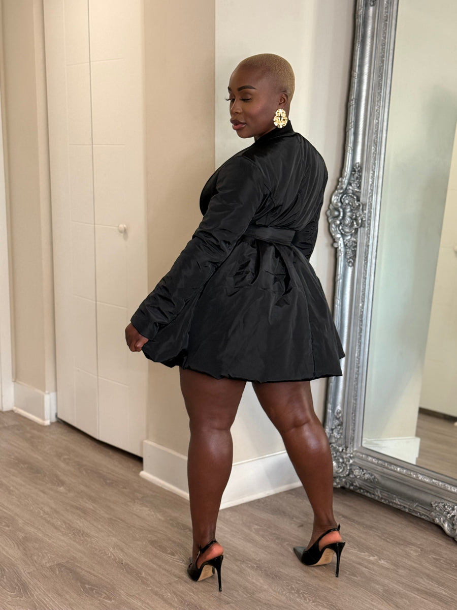 Black Statement Puffer Jacket – the bombshell boutique